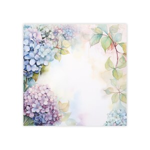 Hydrangea Post-it® Note Pads - Designer - Romantic Pastel, Soft Dreamy ...
