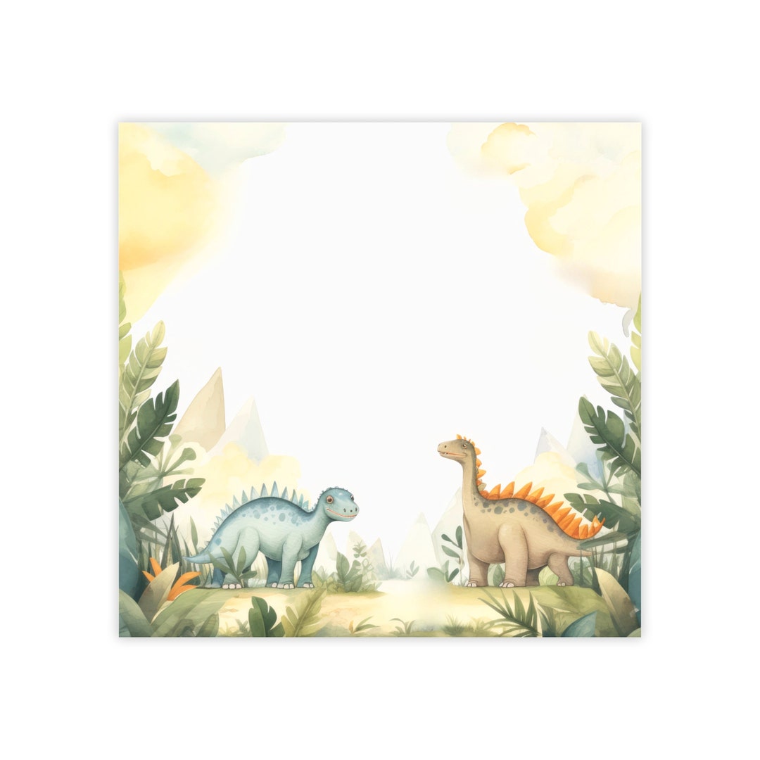 Dinosaurs Post-it® Note Pads Designer Prehistoric Extinct, Cartoon ...