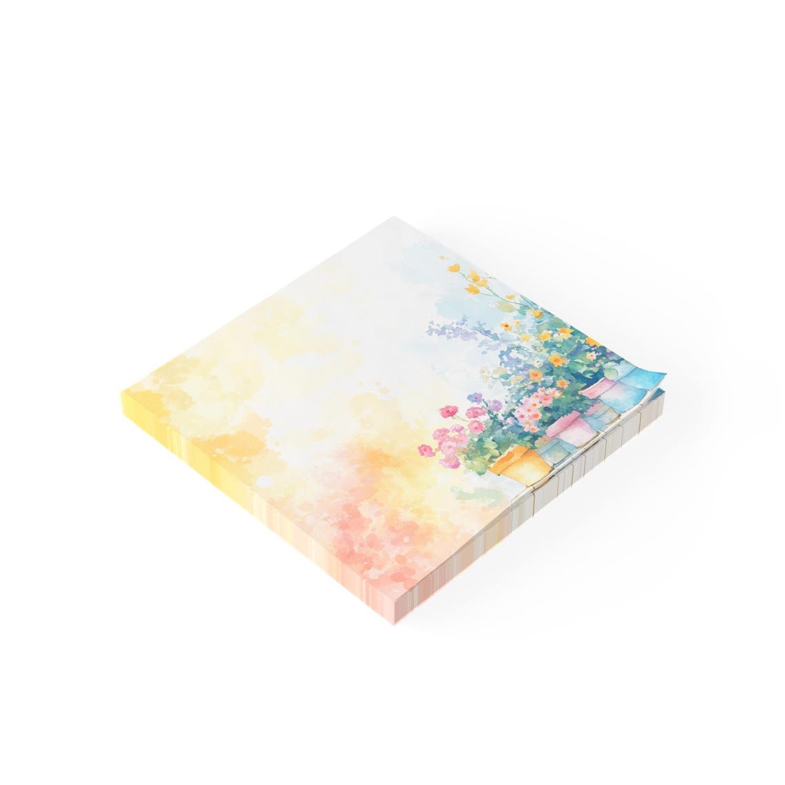 Flower Garden Post-it® Note Pads - Designer - Soft Dreamy Pastel ...