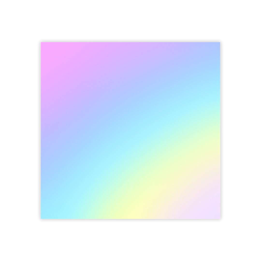 Rainbow Gradient Post-it® Note Pads - Designer - Multicolored Ombre ...
