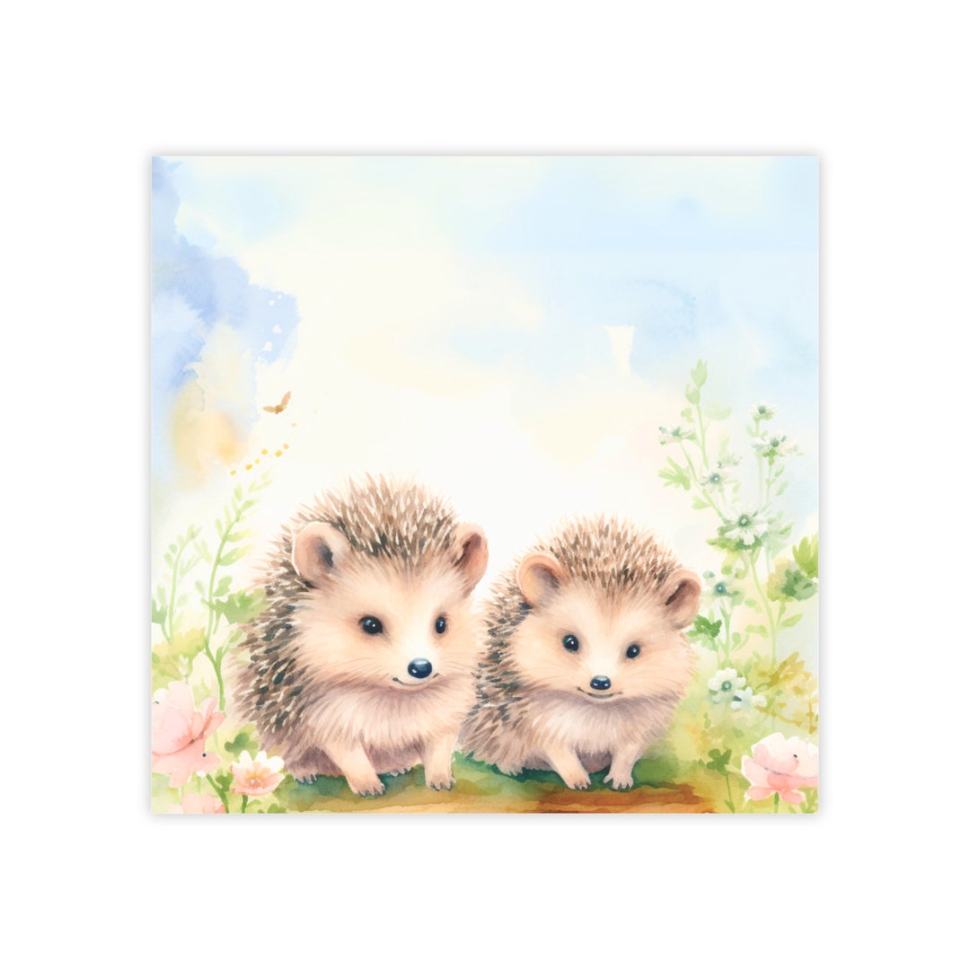 Hedgehogs Post-it® Note Pads Designer Woodland Animal, Adorable ...
