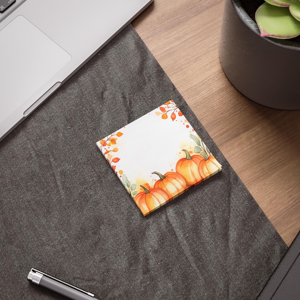 Happy Fall Post-it® Note Pads - Designer - Autumn Orange Season, Gifts ...