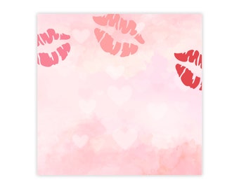 Bald Eagle Post-it® Note Pads Designer Watercolor Pastel, Red White ...