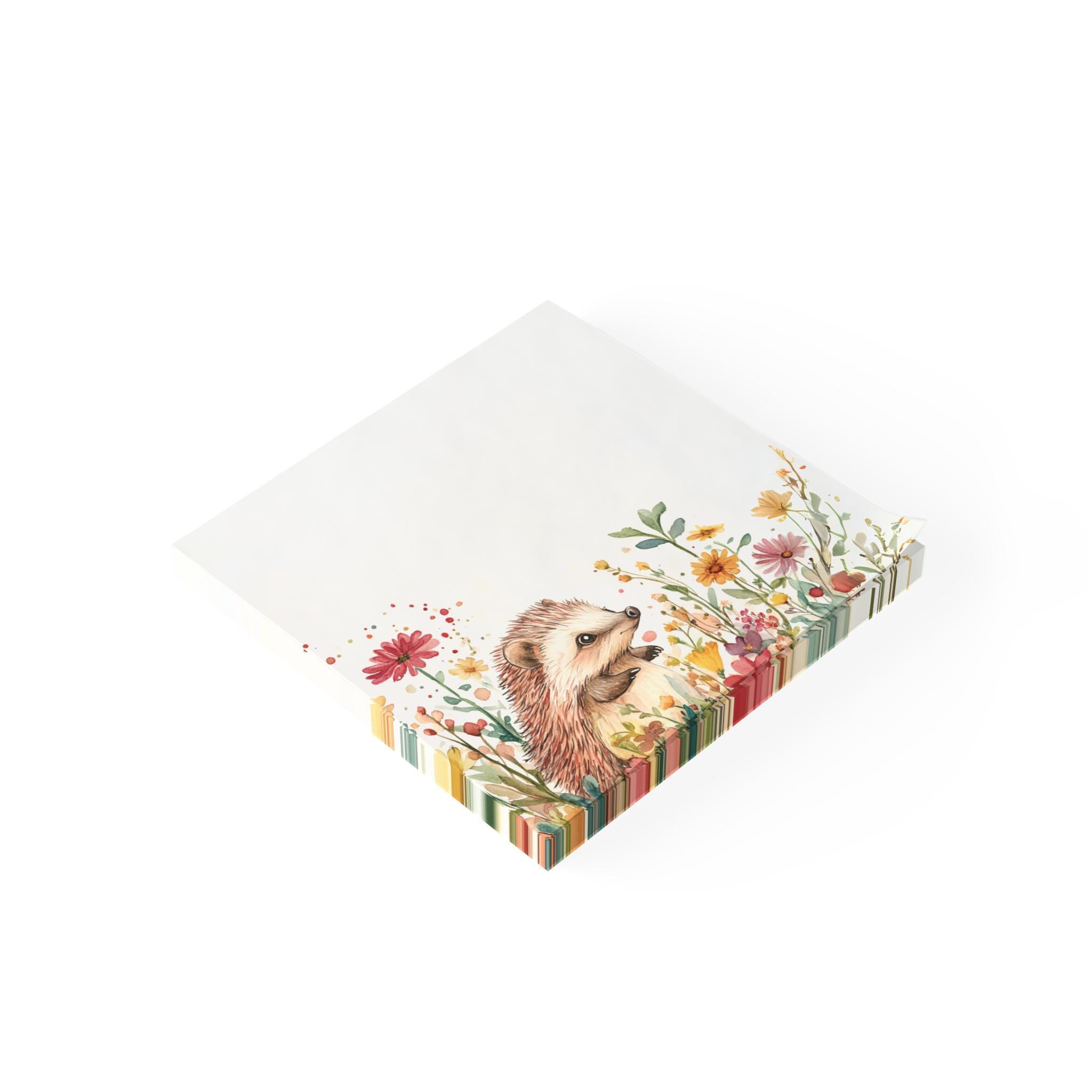 Hedgehog Post-it® Note Pads - Designer - Woodland Wildlife, Porcupine ...