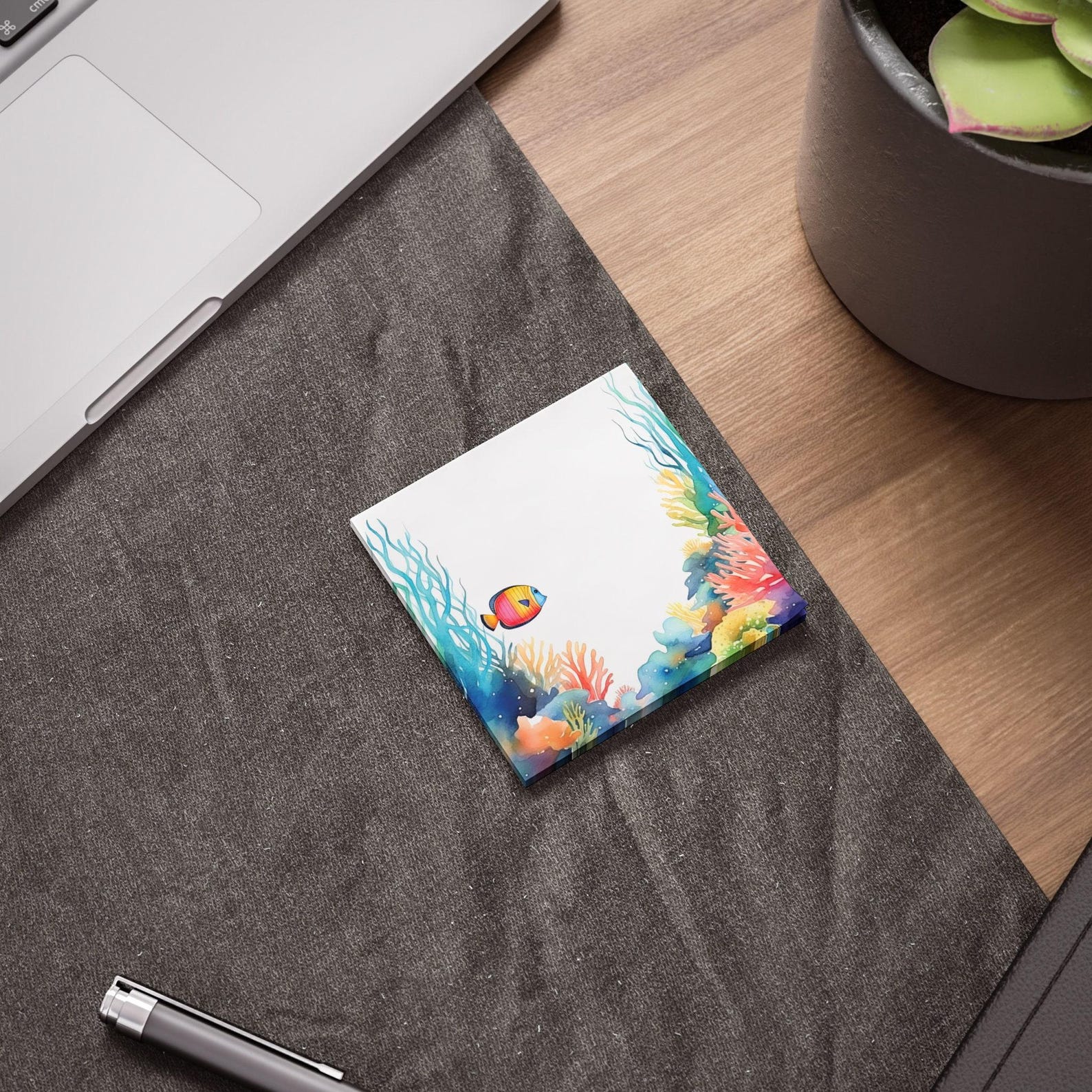 Ocean Life Post-it® Note Pads - Designer - Bright Coral Reef ...