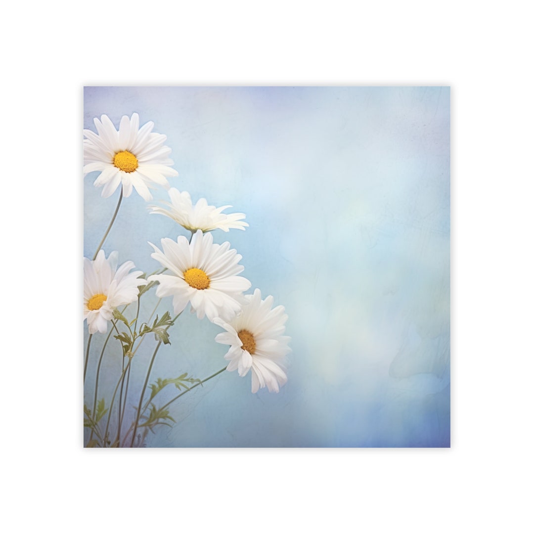 Daisy Post-it® Note Pads Designer White Daisies, Blue Sky, Sticky Notes ...
