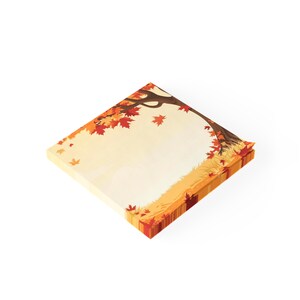 Fall Leaves Post-it® Note Pads Designer Orange Leaf Season, Gifts of ...