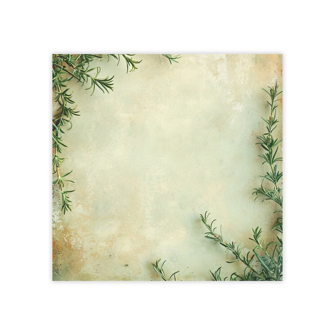 Rosemary Post-it® Note Pads Designer Rosemary Sprigs, Garden, Gift for ...