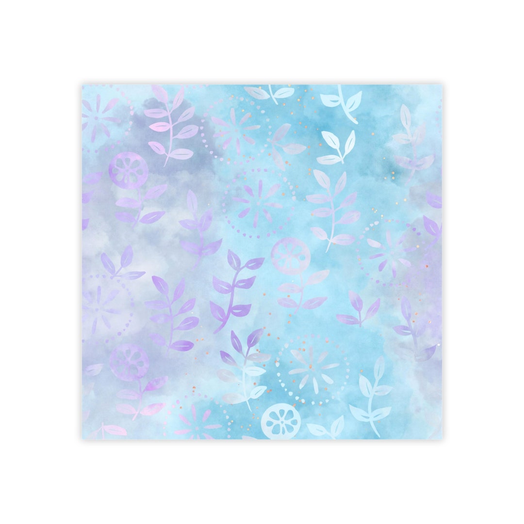 Pretty Post-it® Note Pads Designer Violet, Lilac, Purple, Blue, Floral ...