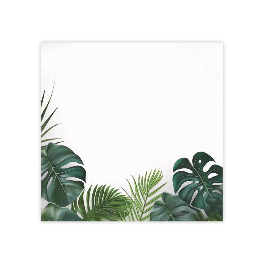 Monstera Post-it® Note Pads - Designer - Tropical Foliage, Plant ...