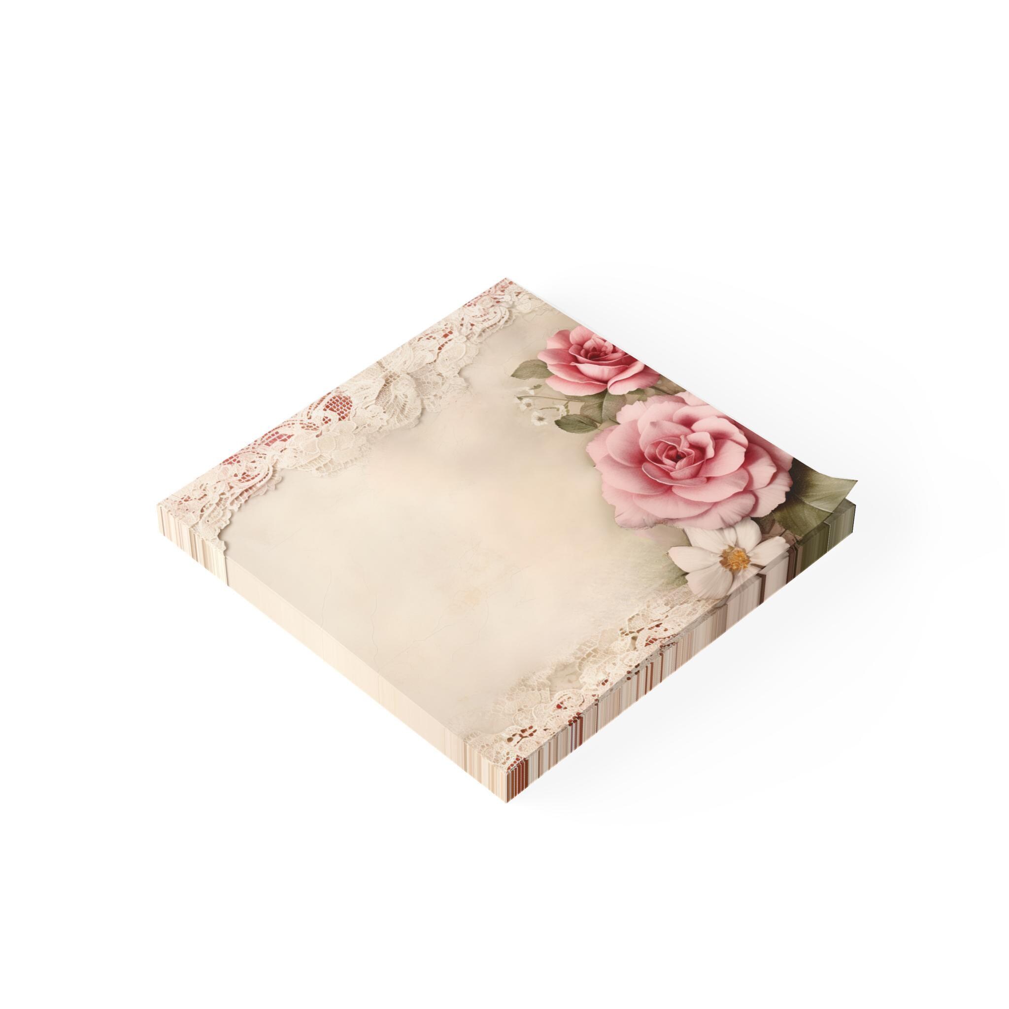 Roses Wedding Lace Post-it® Note Pads - Designer - Sticky Notes, Bridal ...