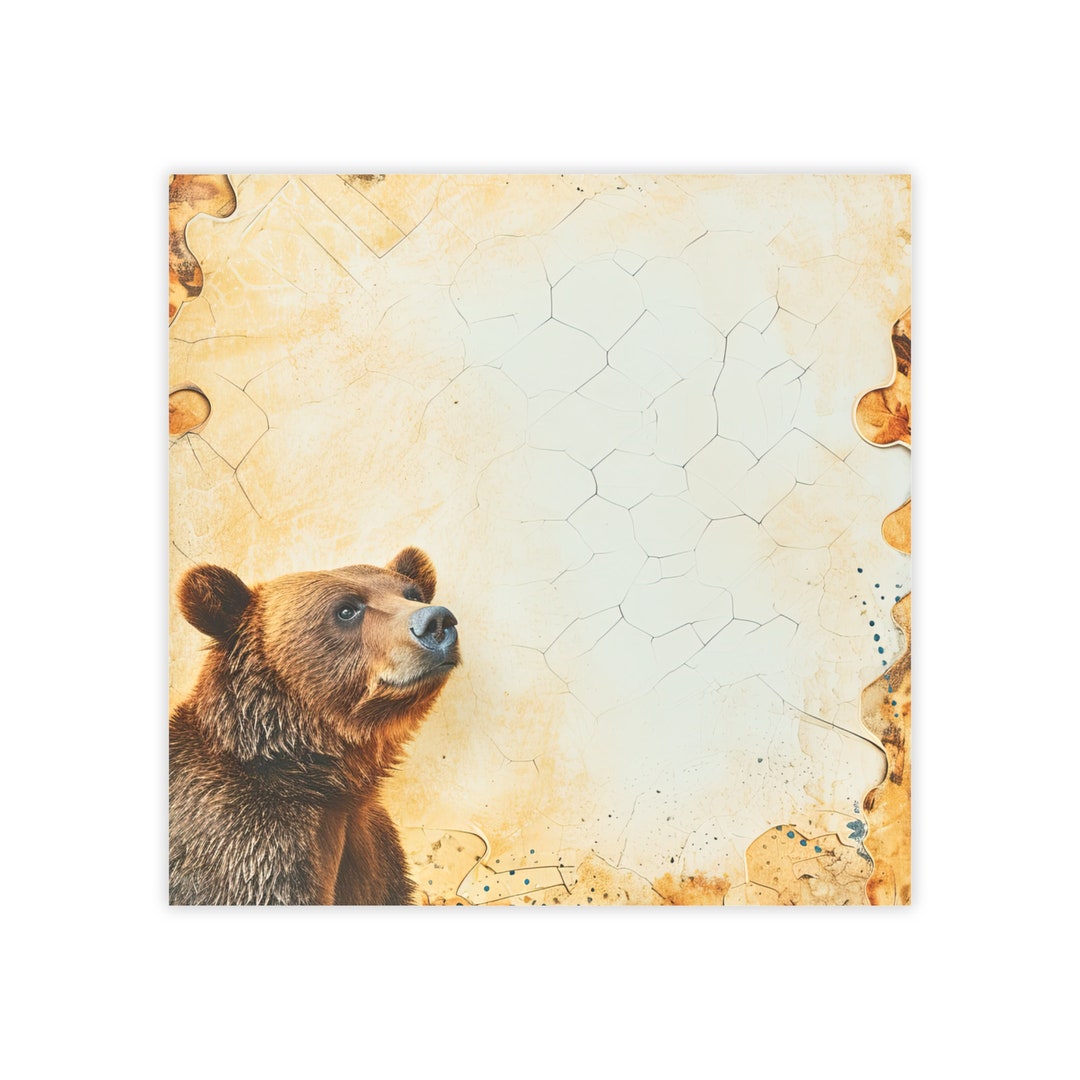 Bear Post-it® Note Pads Designer Watercolor Bear, Gift for Bear Lovers ...