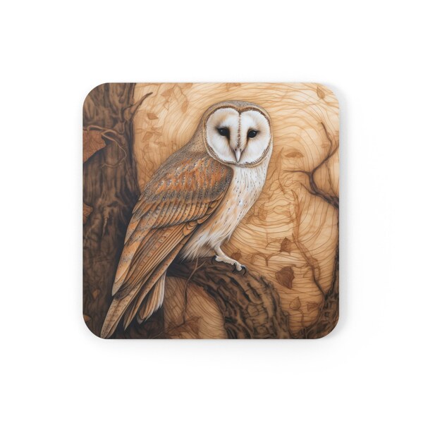 Owl Coasters - Etsy