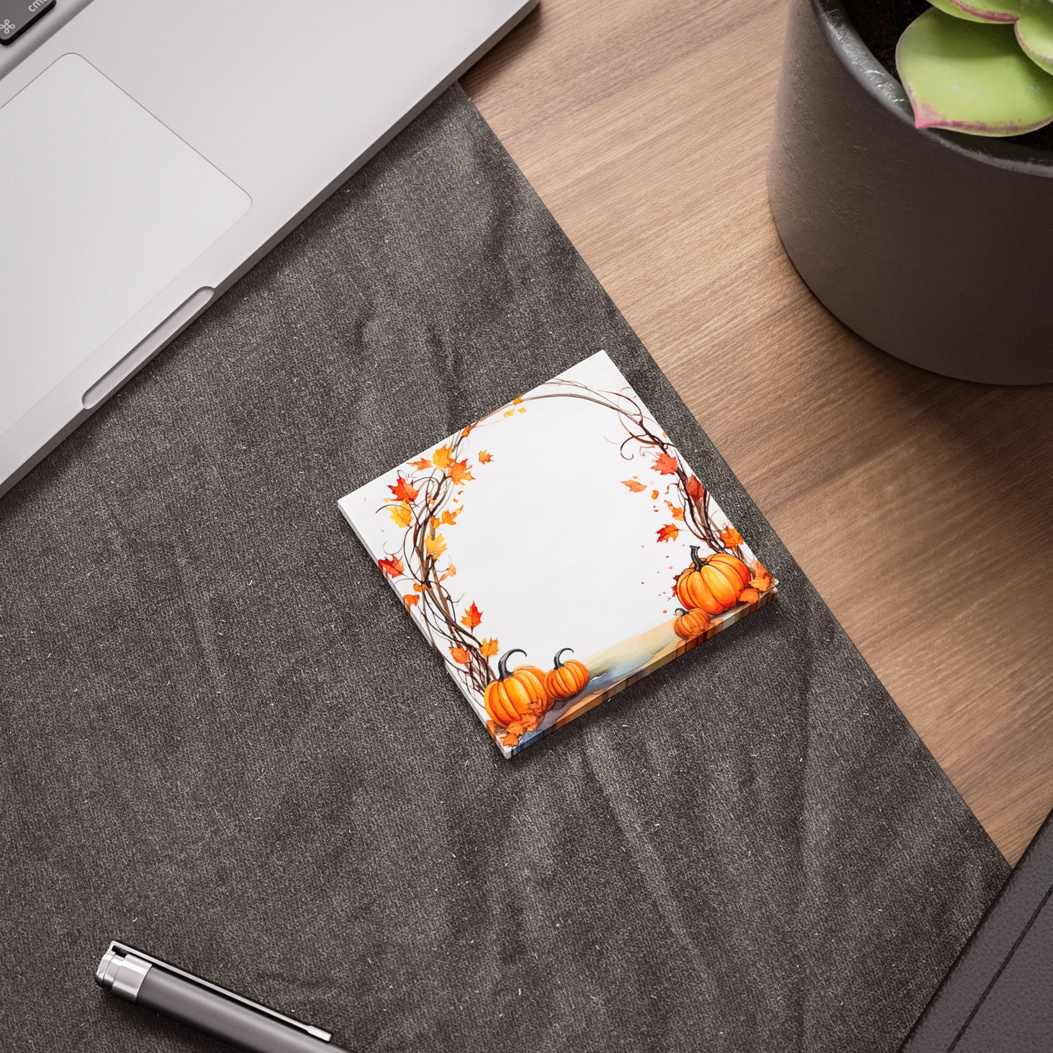 Pumpkins Post-it® Note Pads - Designer - Fall Autumn Pumpkin Patch ...