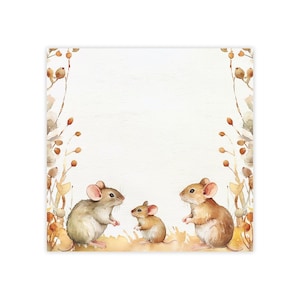 Field Mice Post-it® Note Pads - Designer - Three Adorable Mice ...
