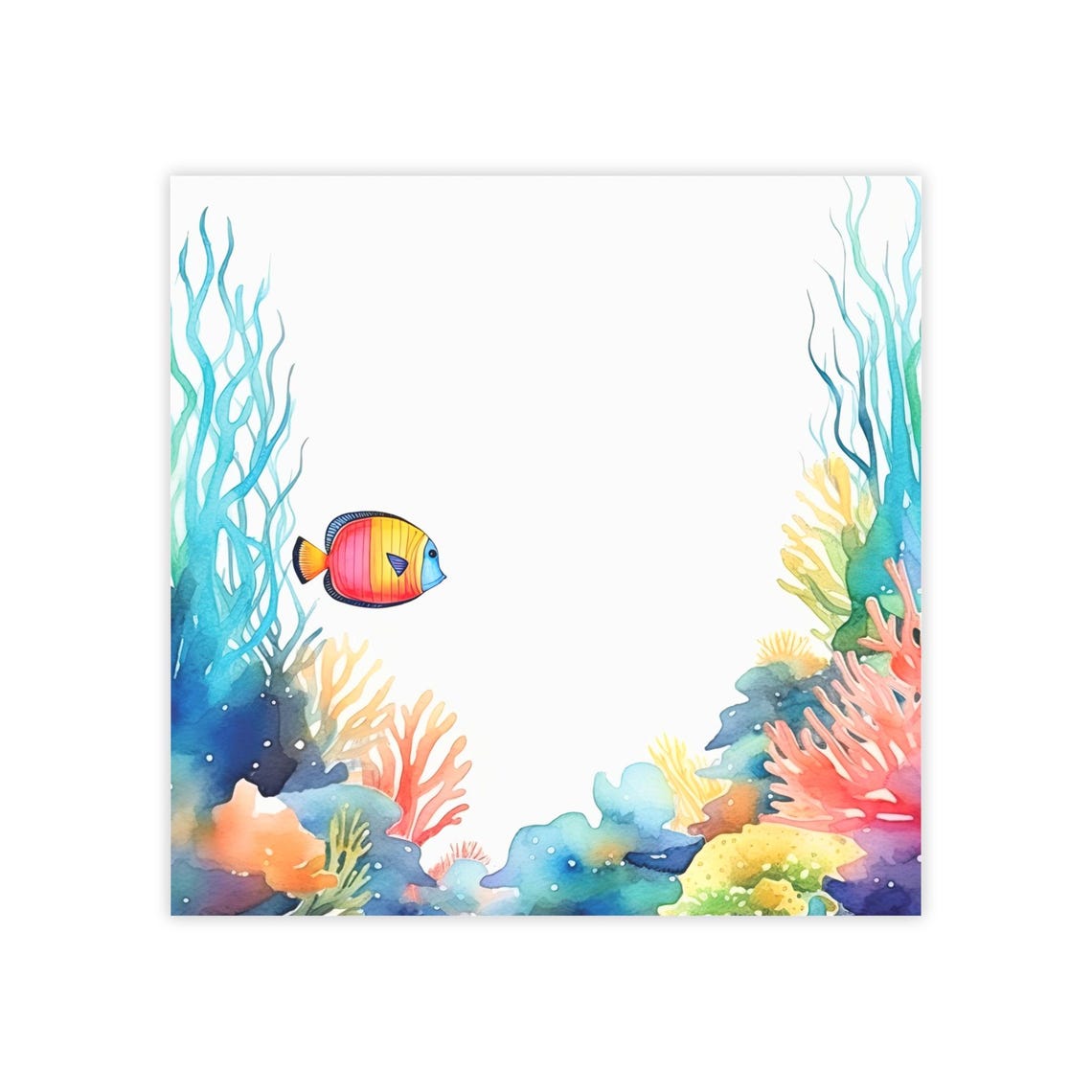 Ocean Life Post-it® Note Pads - Designer - Bright Coral Reef ...