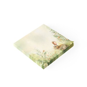 Bunny Rabbit Post-it® Note Pads - Designer - Pastel Watercolor, Spring ...