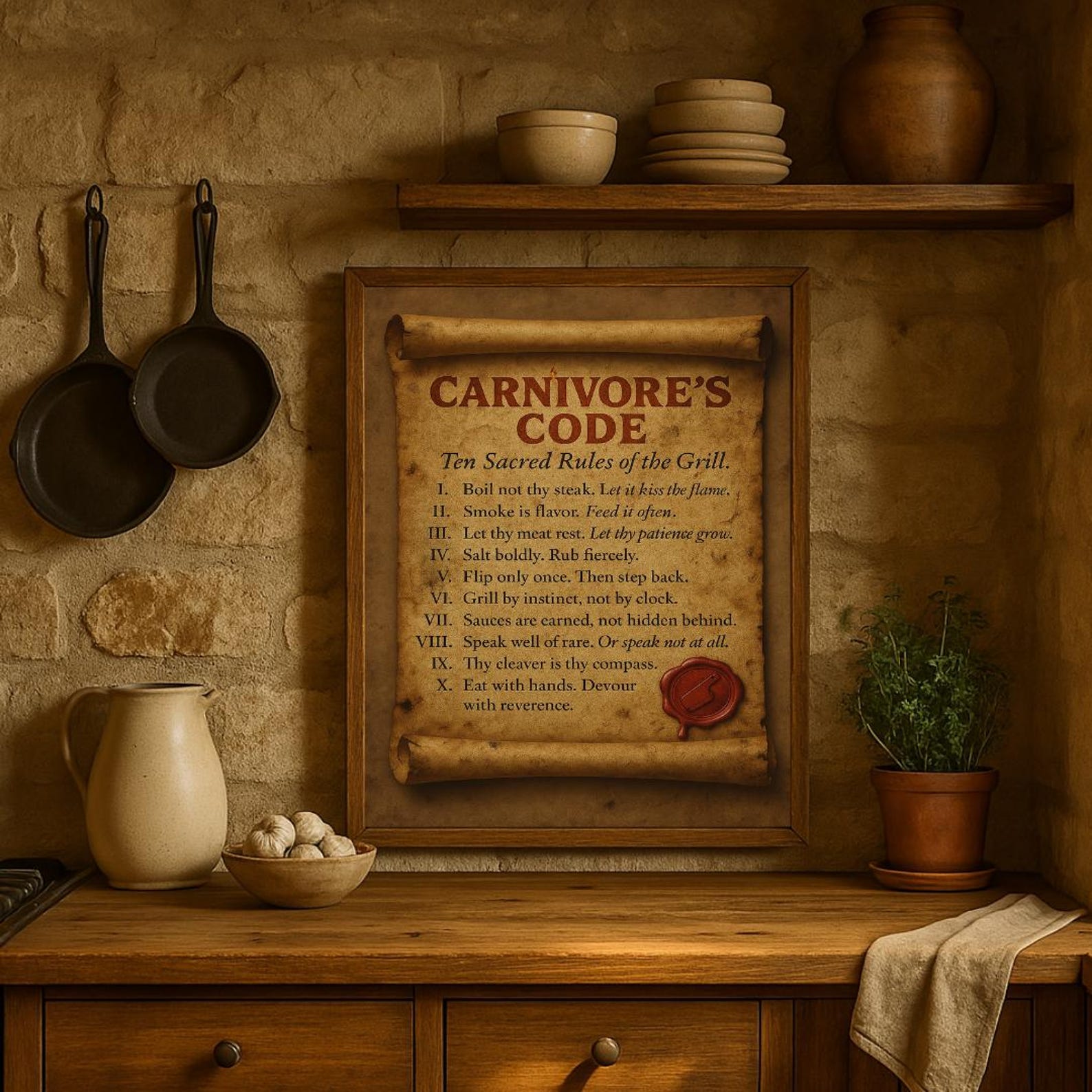 Carnivore's Code – Ten Sacred Rules of the Grill Digital Download ...