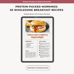 Protein-packed Mornings: 50 Wholesome Breakfast Recipe Ebook - Etsy