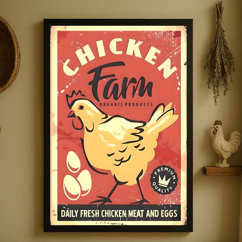 Retro, Vintage Farm Sign - Etsy