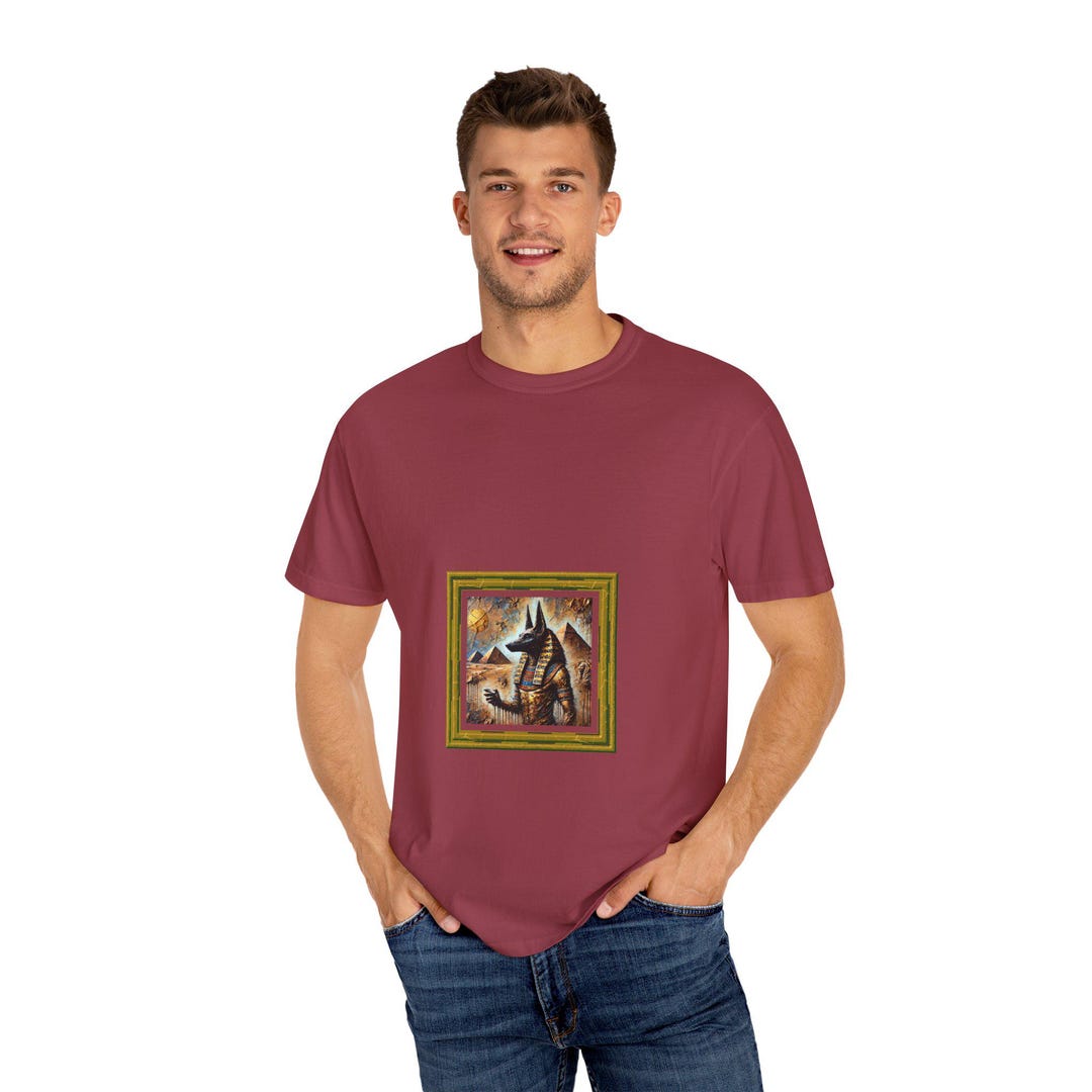 Anubis T-shirt Ancient Egyptian Mythology Graphic Tee Comfort Colors ...