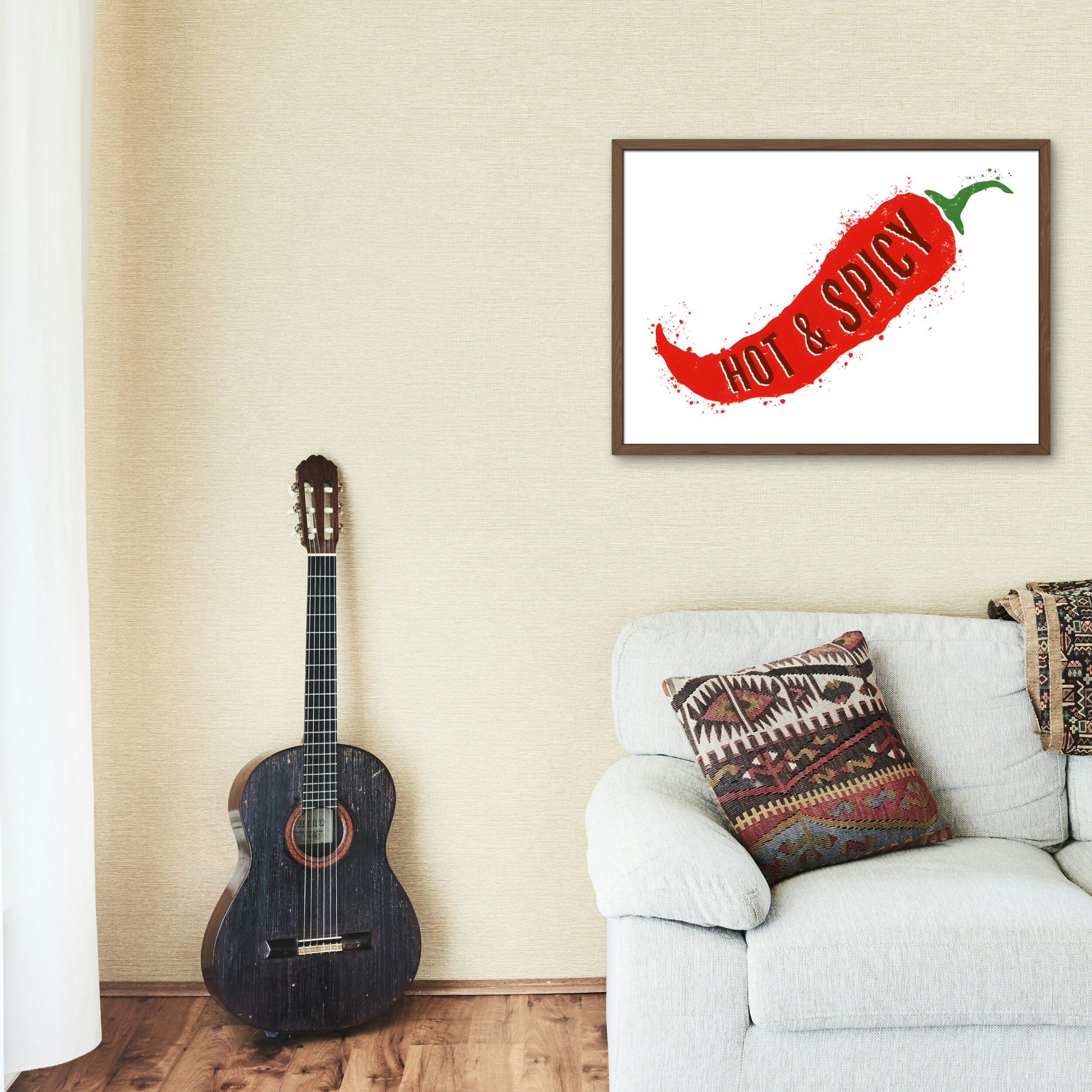 Hot & Spicy Red Chilli Pepper Poster Digital Download - Etsy