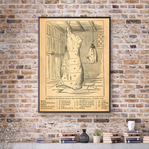 Vintage Butcher Ox Cuts Diagram Poster - Comprehensive Printable Meat ...