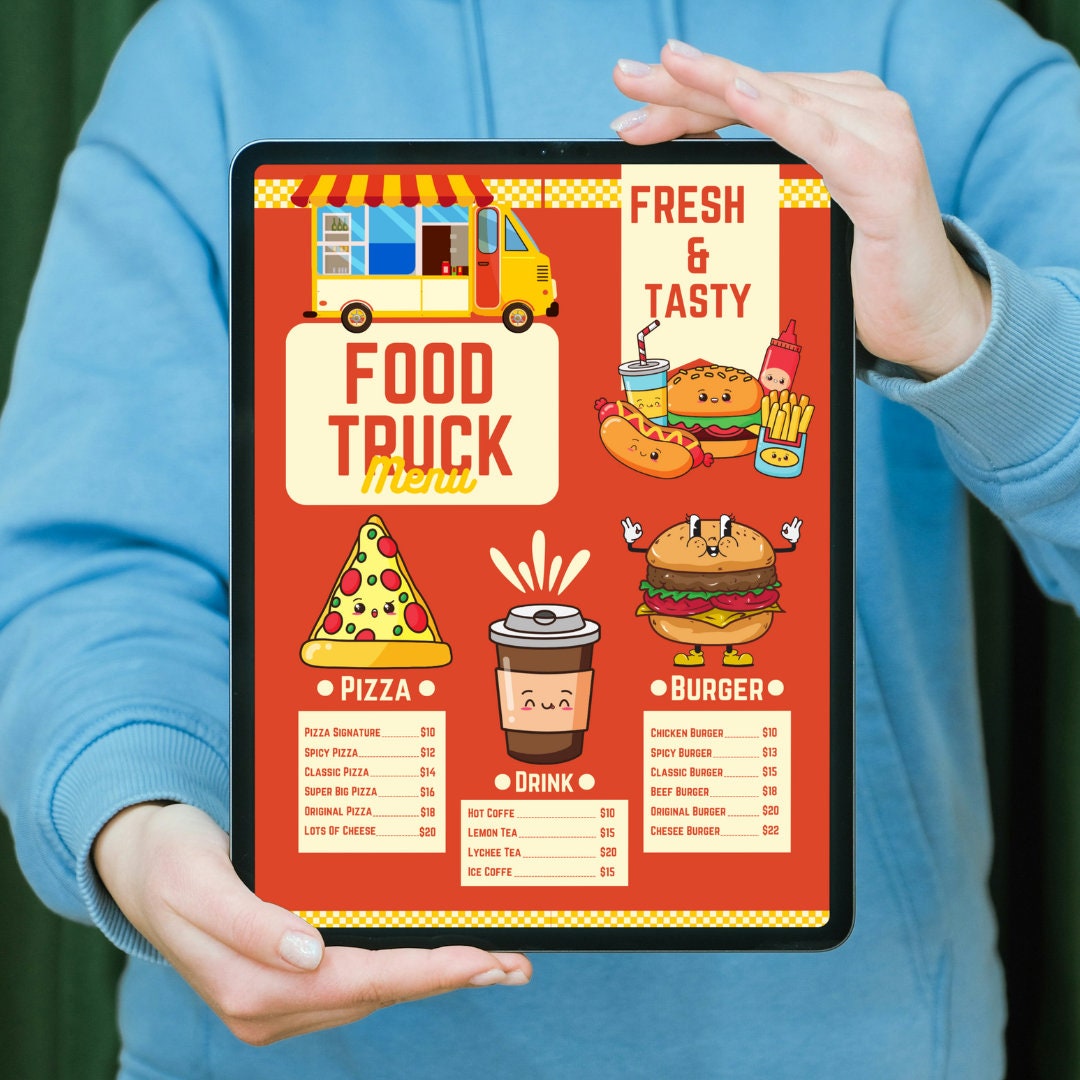 Ultimate Food Menu Bundle: 7 Customizable Canva Templates for Food ...