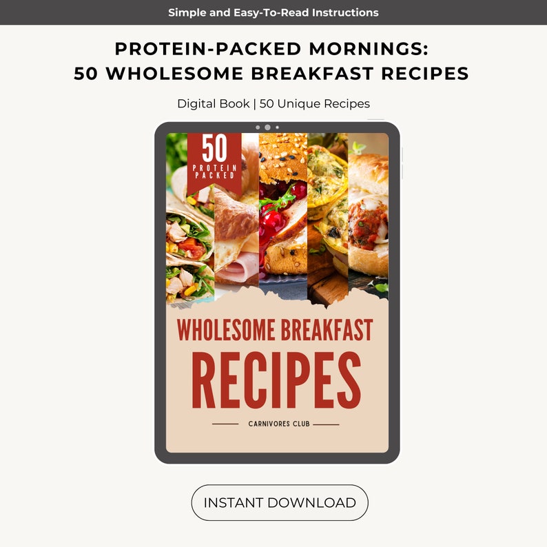 50 High-protein Breakfast Recipes E-book for Energy-packed Mornings ...