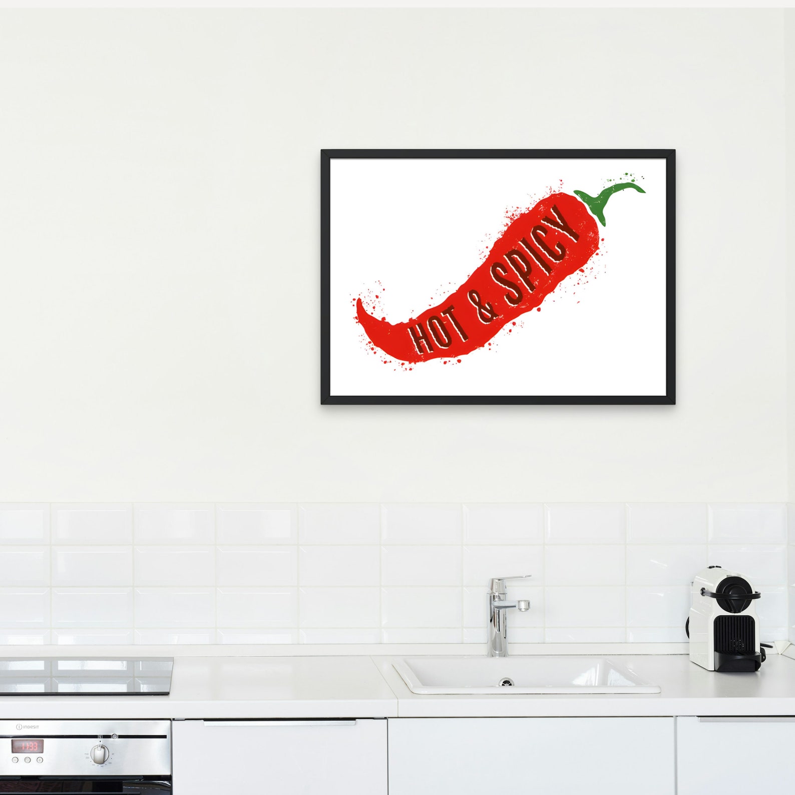Hot & Spicy Red Chilli Pepper Poster Digital Download - Etsy