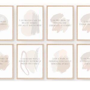 Boho Affirmation Wall Art Prints: Set of 20 (digital Download) - Etsy