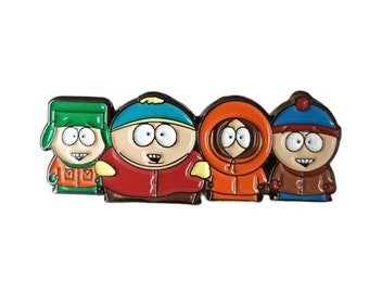 Vintage South Park Pin Badges, CHOOSE YOUR OWN, 1998 South Park Enamel ...