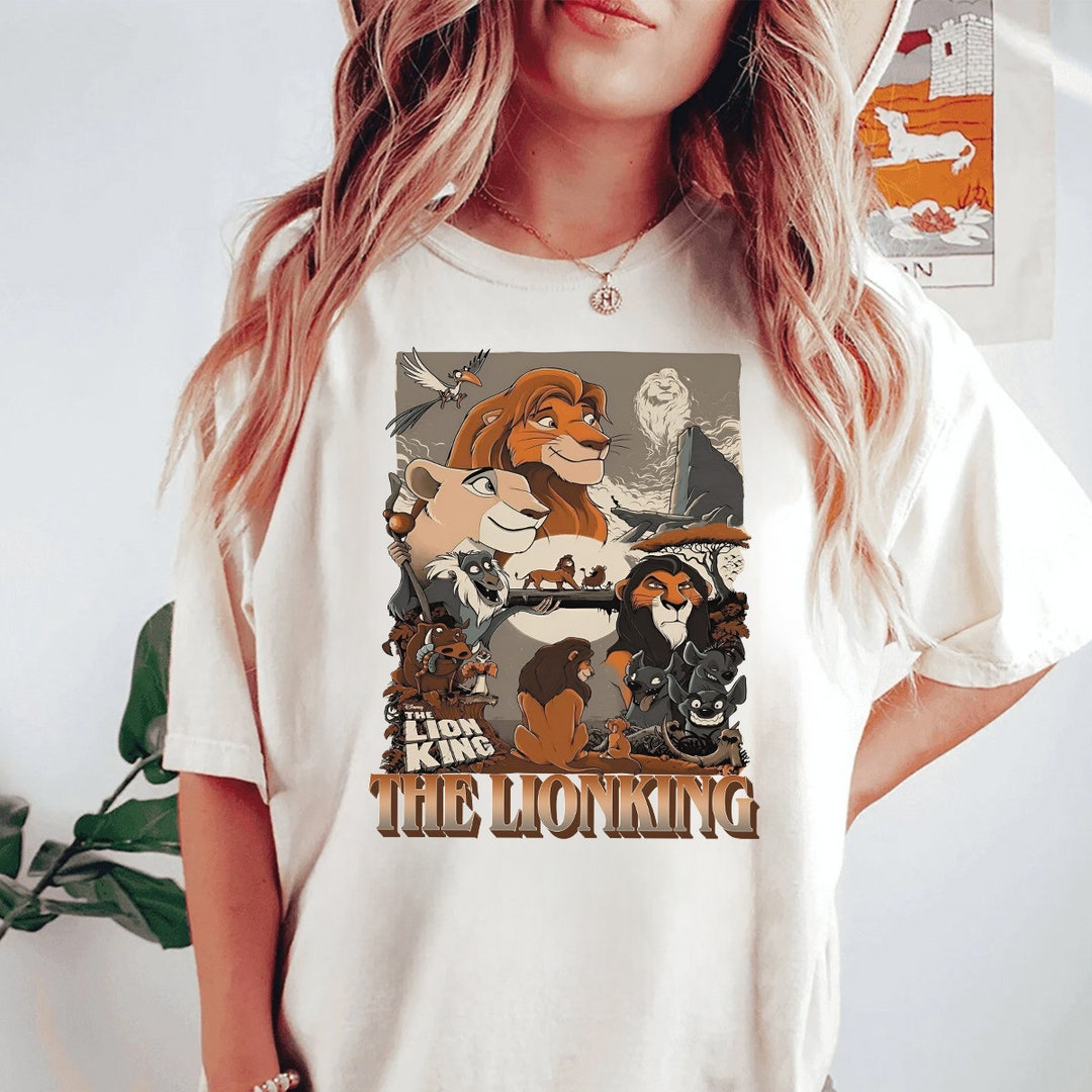 Limited the Lion King Vintage T-shirt Gift for Woman and Man Unisex Tee ...