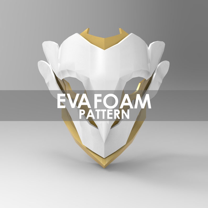 Ekko Arcane Mask Wearable Template for EVA Foam PDF/PDO - Etsy México