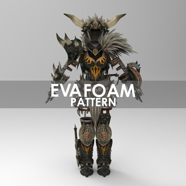 Female Hunter Armor Template - Etsy