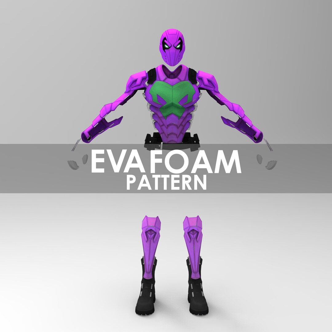 Prowlr Full Body Armor Wearable Template for EVA Foam - Etsy Australia