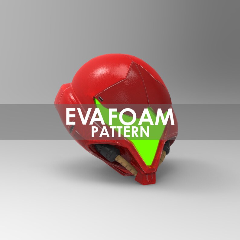 Samus Dred Full Helmet Wearable Template for EVA Foam - Etsy