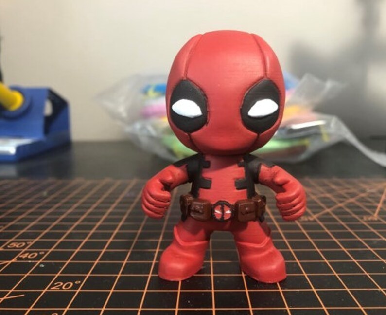 Deadpool 3D STL Files for 3D Printer 3D Print Models Gift - Etsy