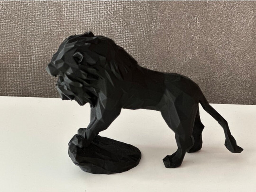 Aslan Heykeli Figürü 3d Baskı Için Yazdırılabilir STL Dosyası 3d ...