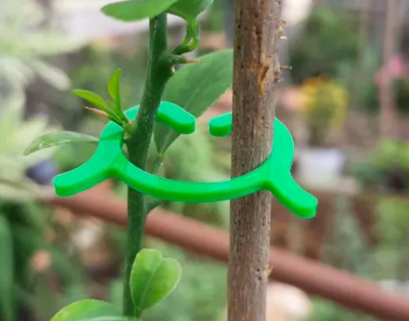 3D STL Plant Support Clamp Branch Stabilizer, Garden Attachment Clip ...