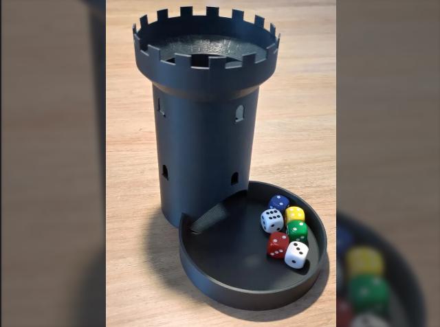 Dice Tower STL File - Realistic 3D Design - Great Idea for Creative ...