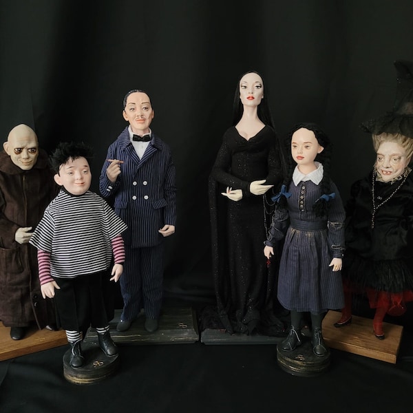 The Addams Family Doll - Etsy