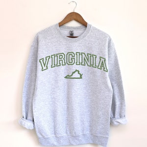 Embroidered USA State Sweatshirt, Personalized States Map Sweatshirt ...