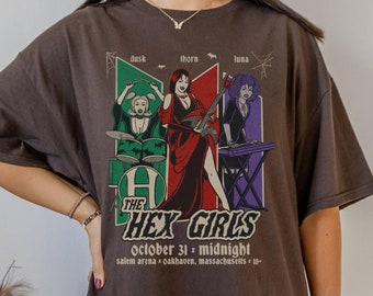 The Hex Girls Rock Band Music 2 Sides Shirt Music Concert 2023 T-shirt ...