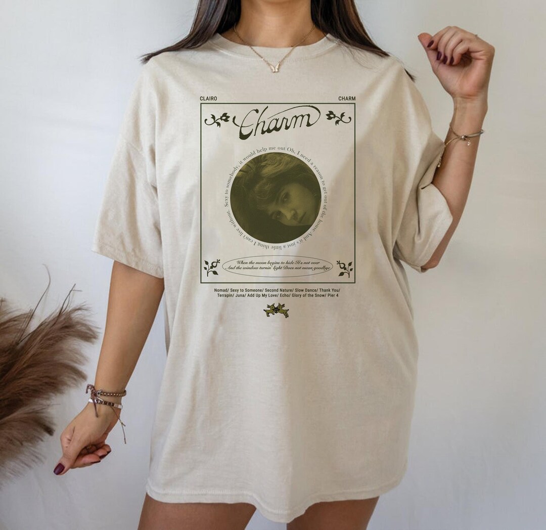 Clairo Charm Album Tracklist Retro Shirt, Clairo Album Aesthetic Shirt ...