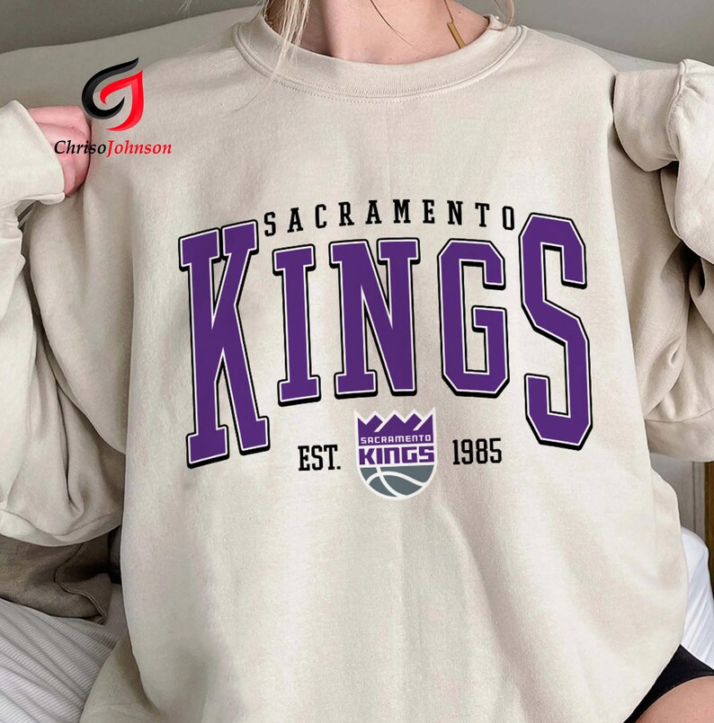 Retro Sacramento Kings Vintage Sweatshirt Sacramento Kings - Etsy