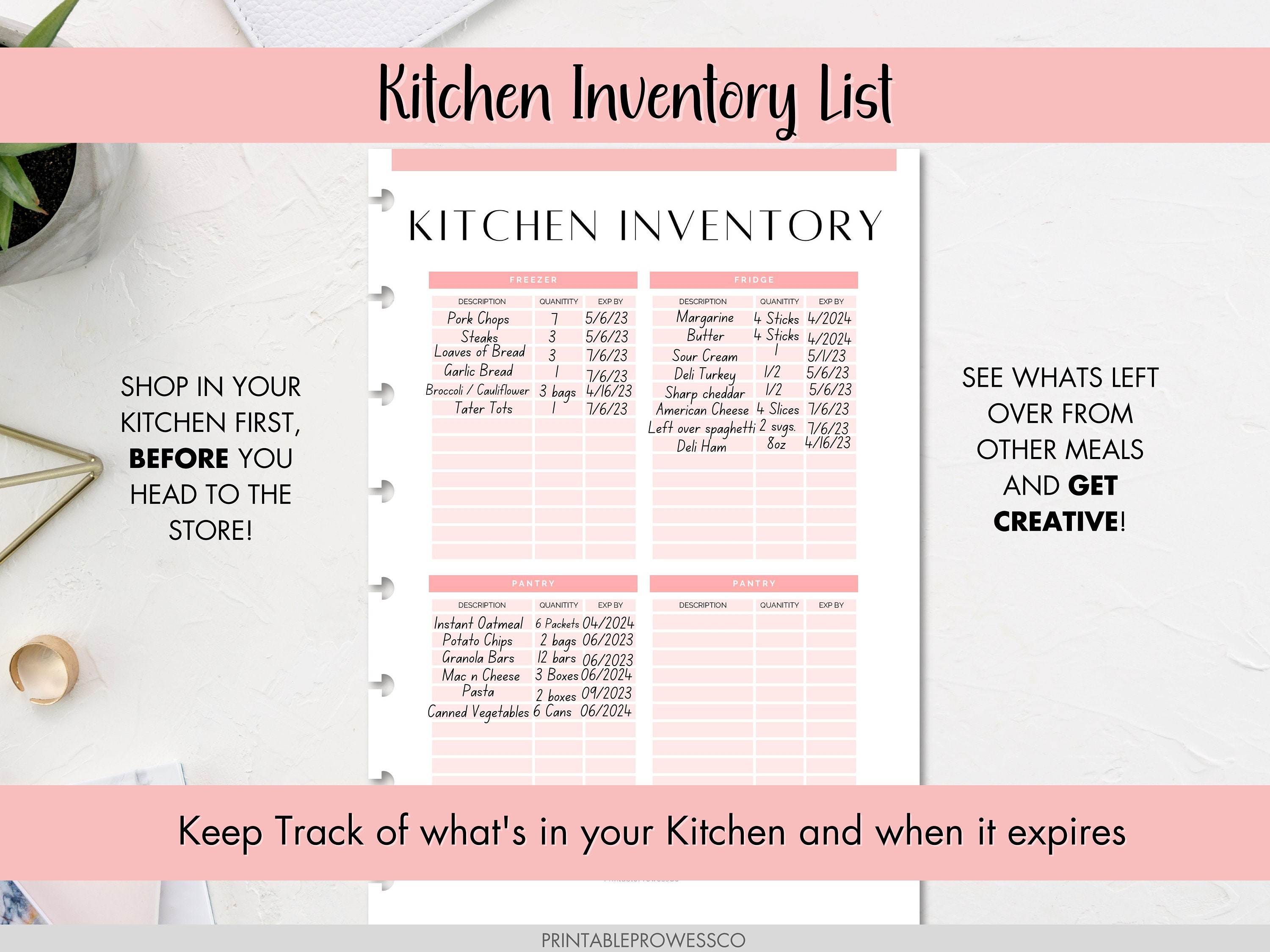 Meal Planner Printable, Weekly Meal Menu, Meal Tracker Food Journal ...