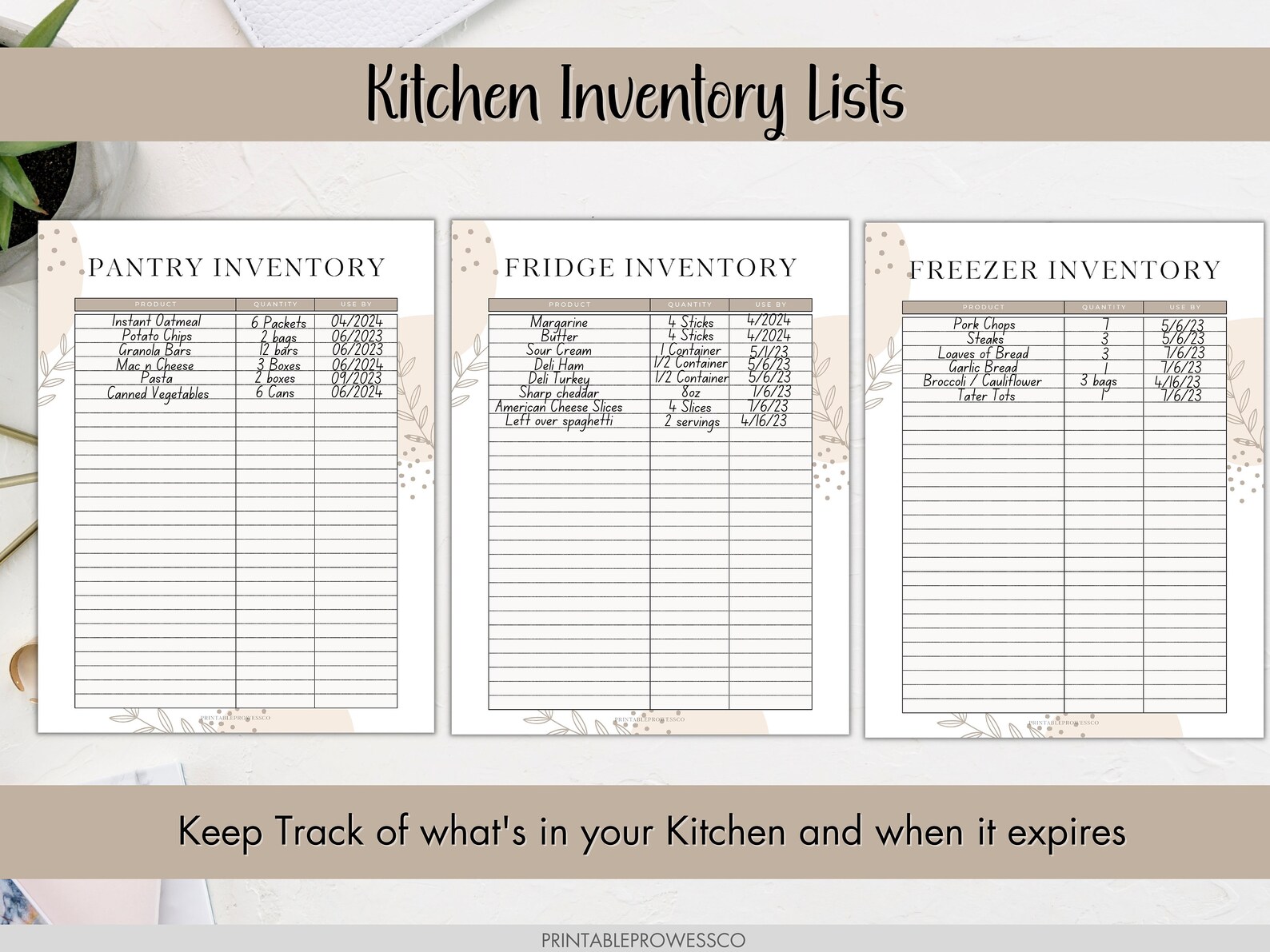 Meal Planner Bundle, BOHO Weekly Food Diary, Meal Tracker Printable ...