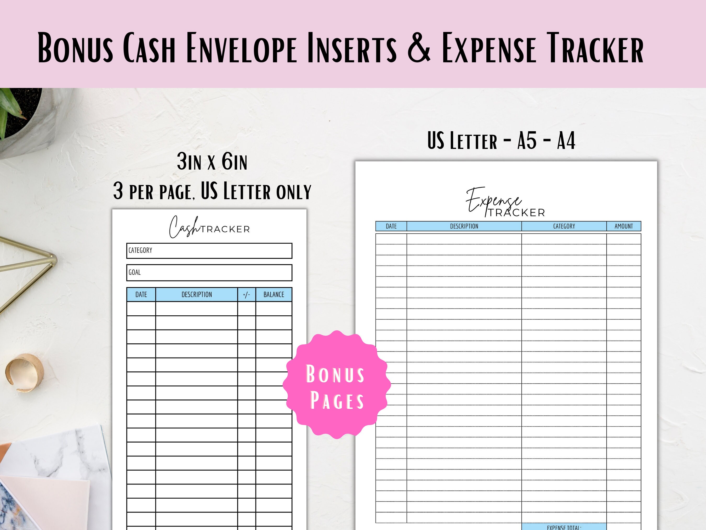Biweekly Budget Planner, Printable PDF, Budget Planner Binder With Cash ...
