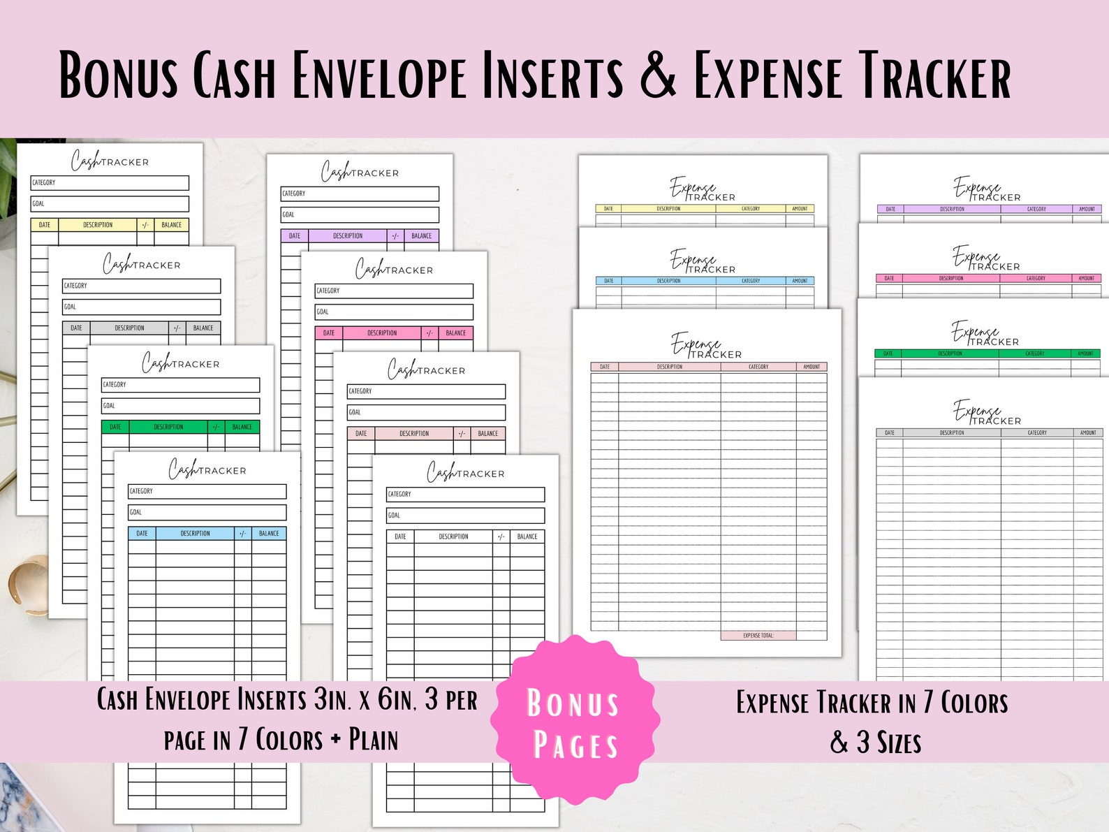 Biweekly Budget Planner, Printable PDF, Budget Planner Binder With Cash ...